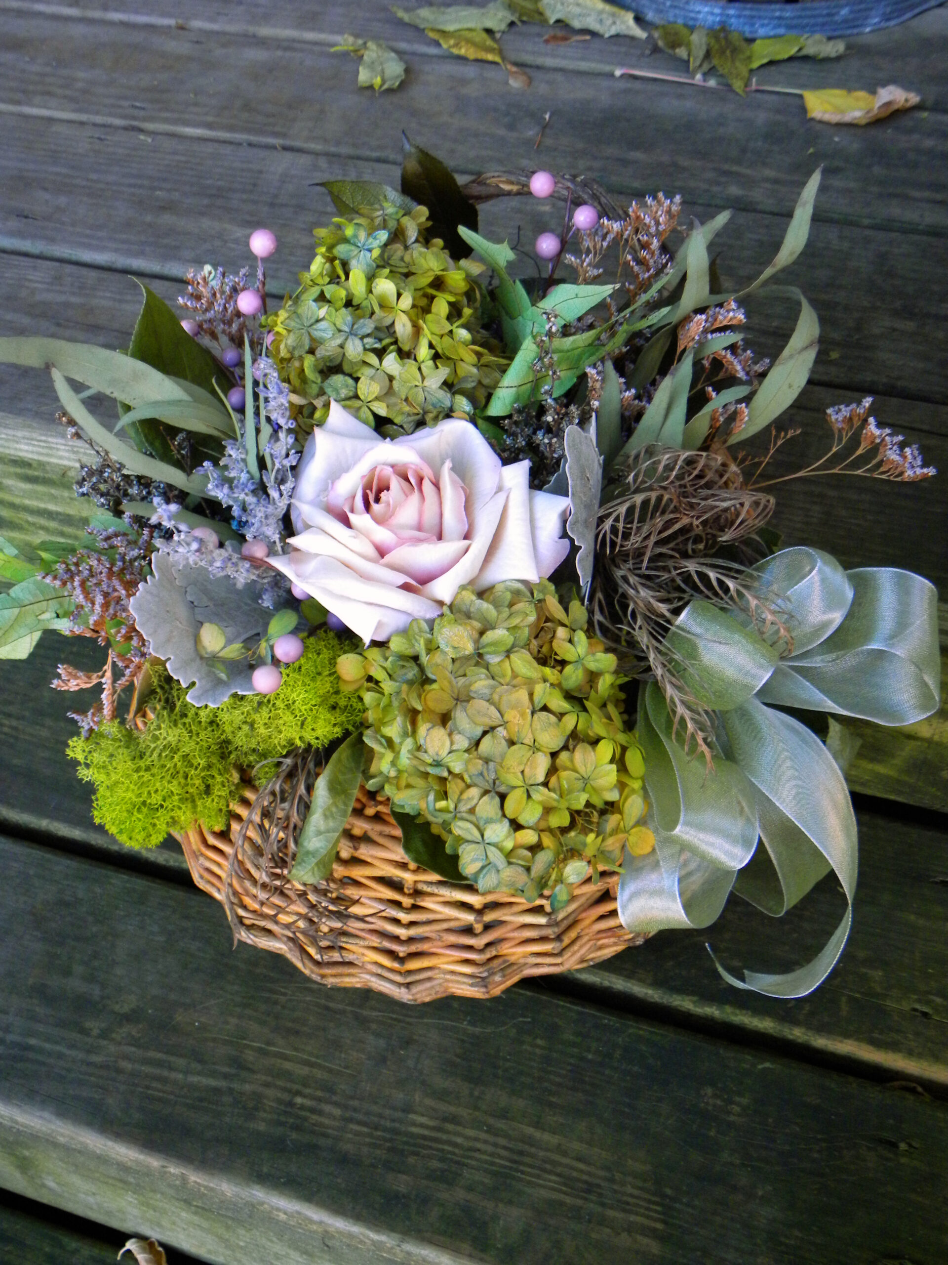 Dried Flower Wall Basket - Good Old Days Florist - The Eco Florist